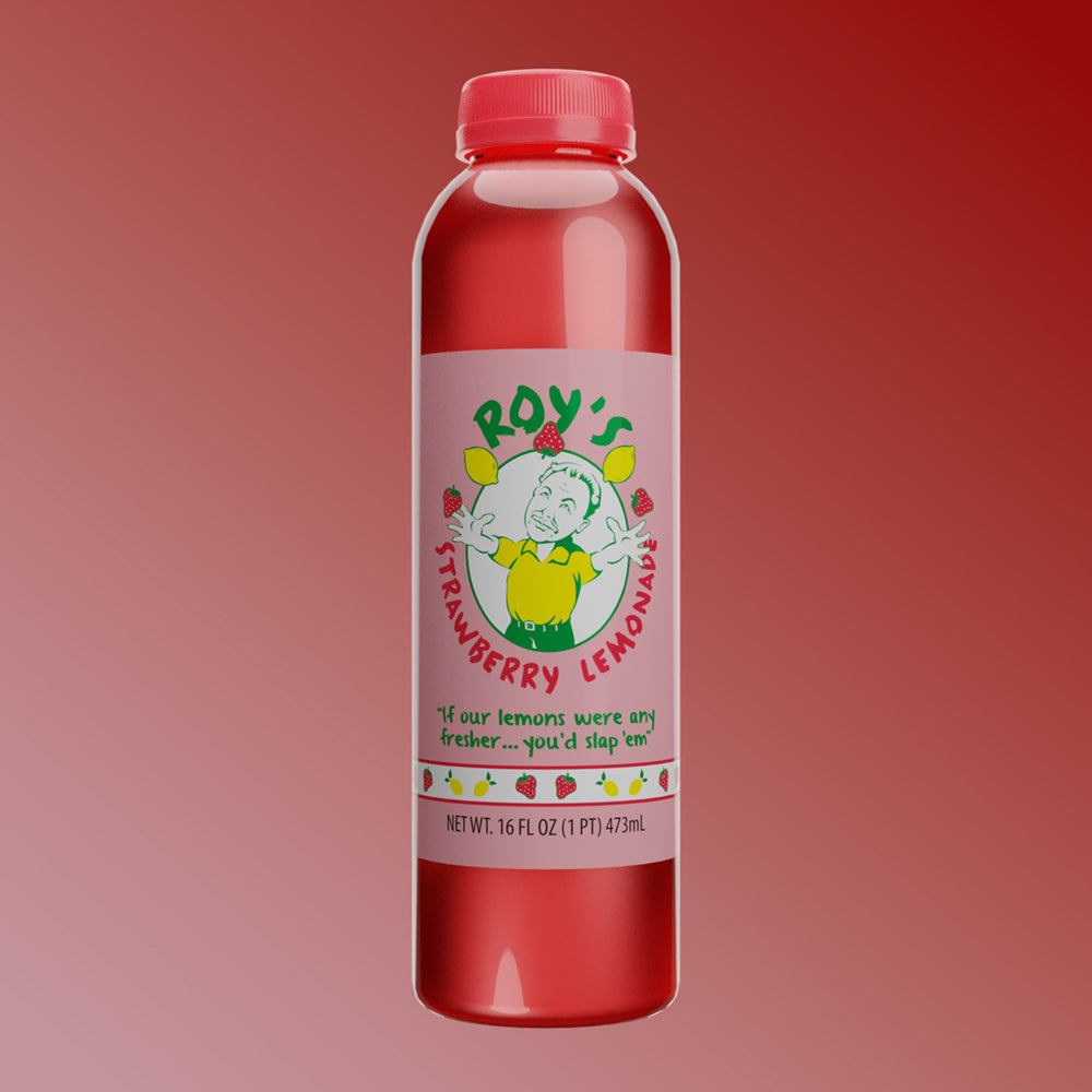 Roy's Fresh Strawberry Lemonade (16.9oz.) Case of 12 – Roy's Fresh ...